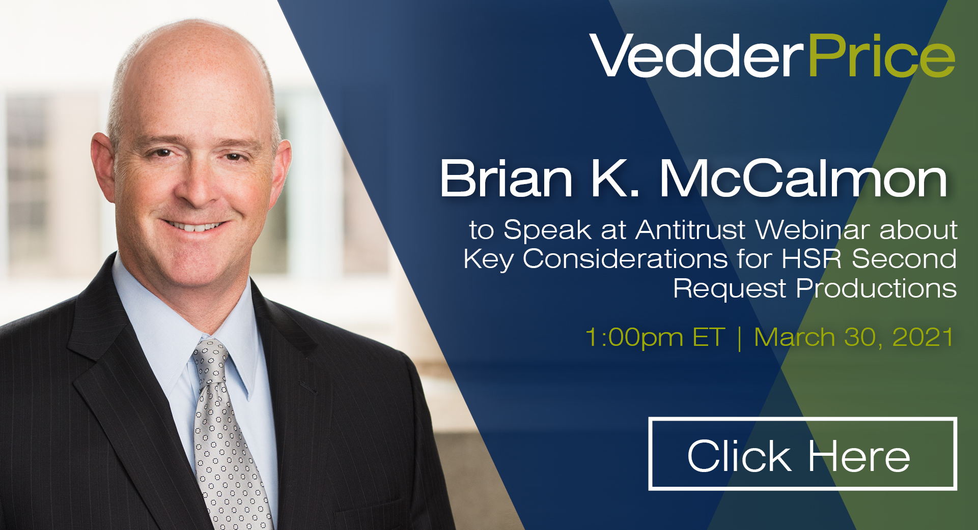 Brian McCalmon to Speak at Antitrust Webinar about Key Considerations for HSR Second Request ...