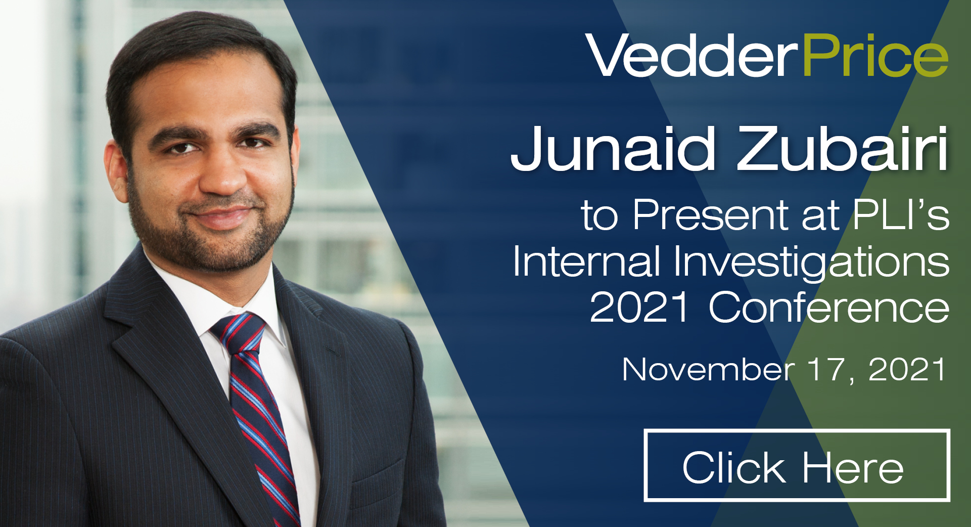 Junaid Zubairi to Present at PLI's Internal Investigations 2021 ...