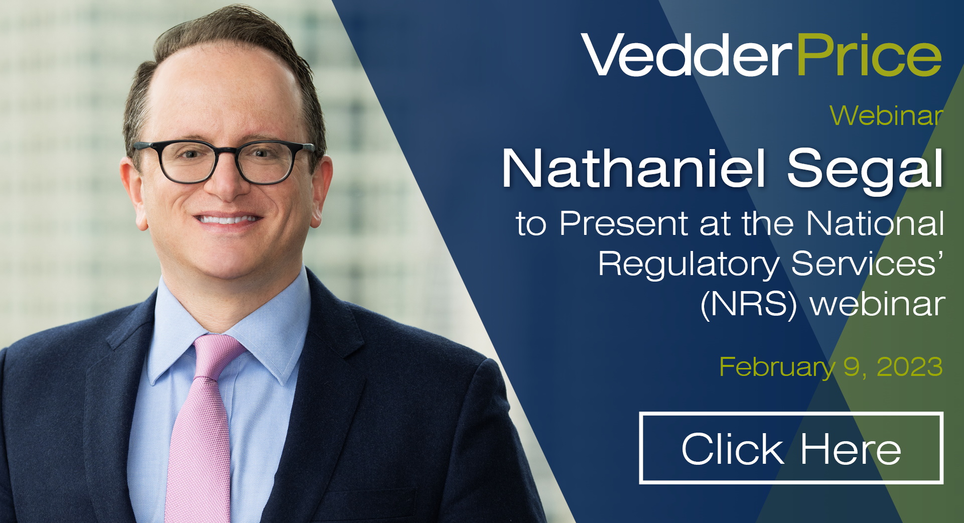 Nathaniel Segal to Present at the National Regulatory Services' (NRS ...