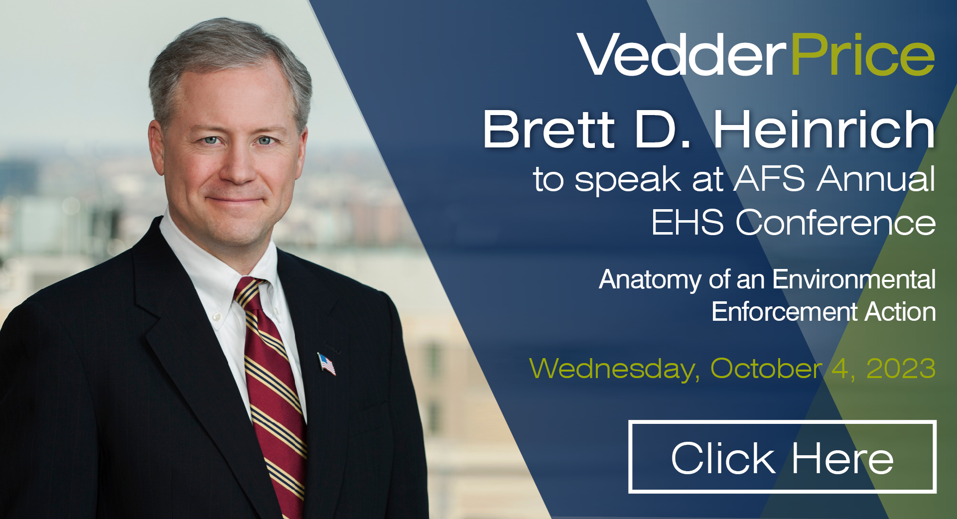 Brett D. Heinrich to Speak at AFS Annual EHS Conference | Events ...