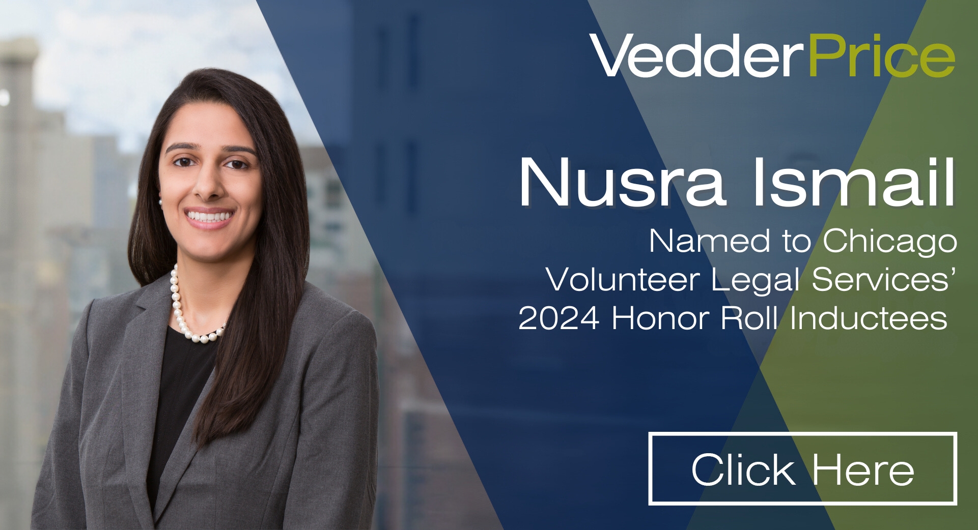 Nusra Ismail Named to CVLS 2024 Honor Roll Vedder Price