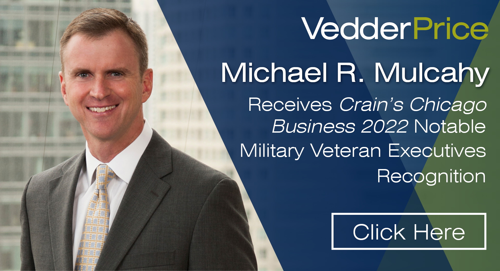 Michael Mulcahy Receives Crain’s Chicago Business 2022 Notable Military ...