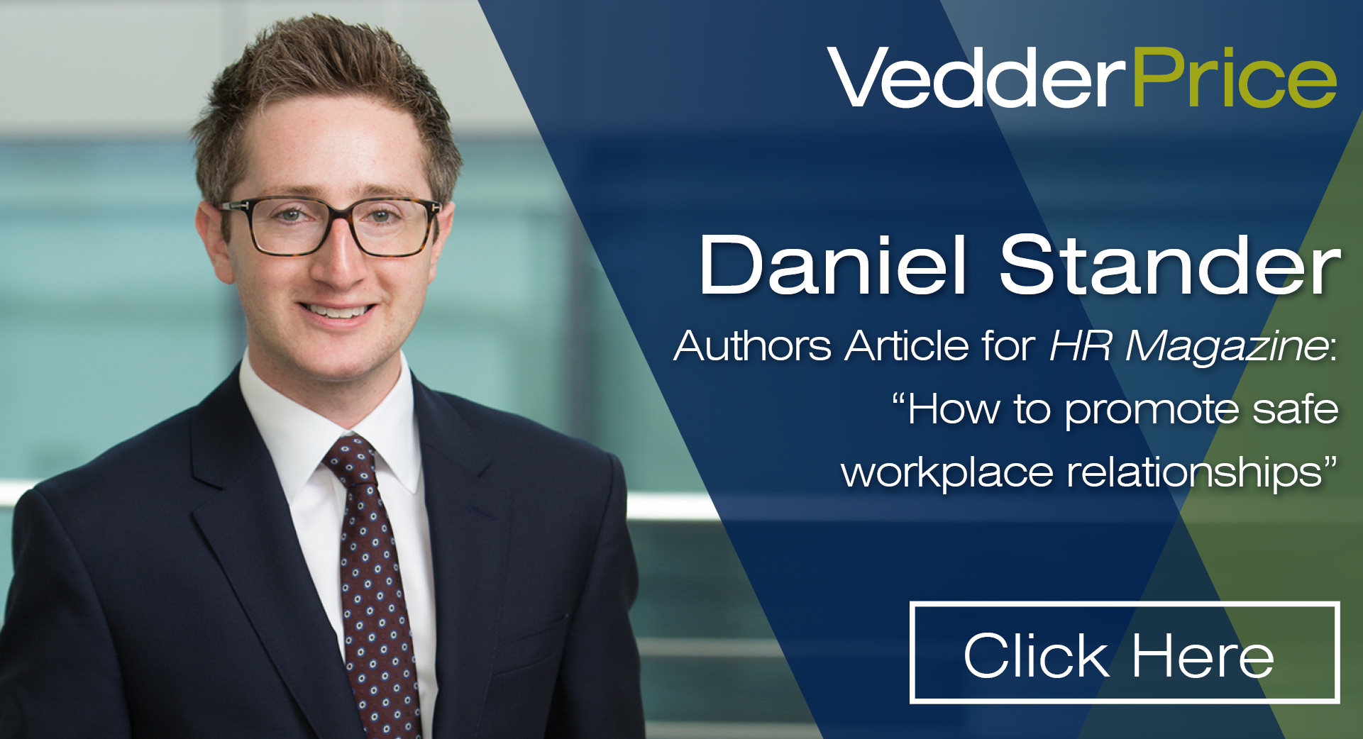 Daniel Stander Authors Article for HR Magazine: “How to promote safe ...