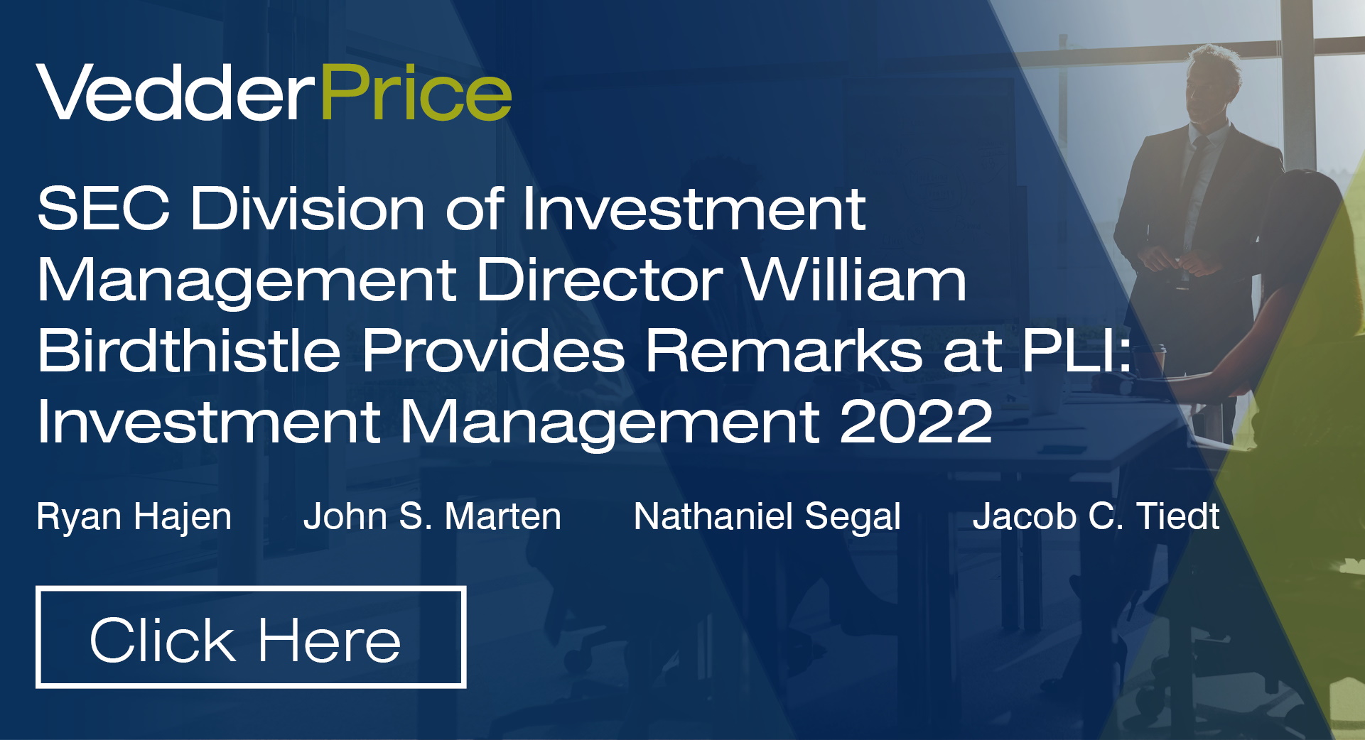 SEC Division of Investment Management Director William Birdthistle ...