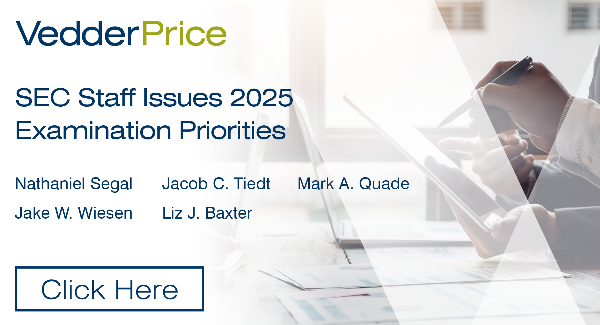 SEC Staff Issues 2025 Examination Priorities | Publications | Vedder ...