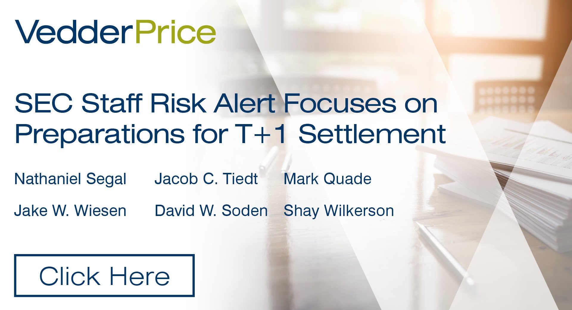 SEC Staff Risk Alert Focuses on Preparations for T+1 Settlement ...