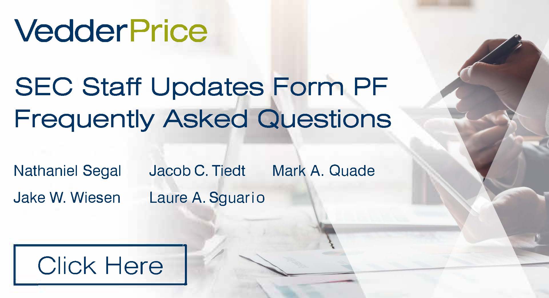 SEC Staff Updates Form PF Frequently Asked Questions | Publications ...